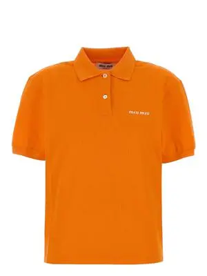 Miu Miu Polo Shirt - Orange