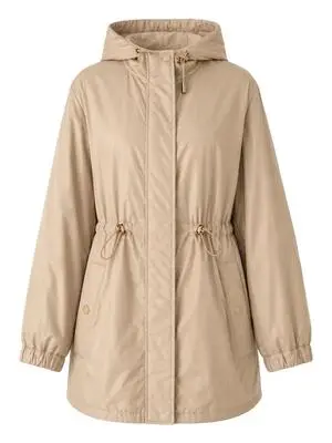 Max Mara Hooded Drawstring Jacket - Brown