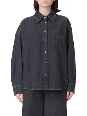 Max Mara Cotton Denim Shirt - Black