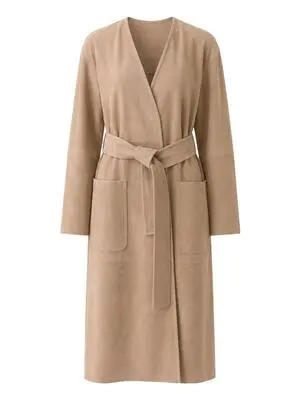 Max Mara Belted Coat - Cream