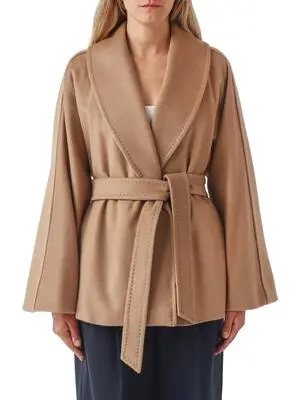 Max Mara Belted Coat - Brown
