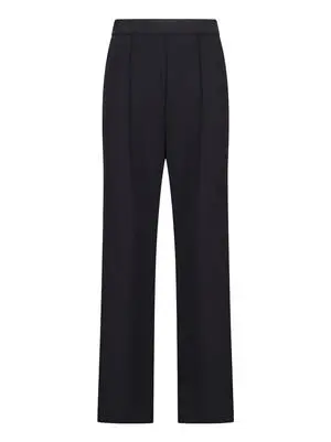 Max Mara Tailored Wide Leg Trousers - Black