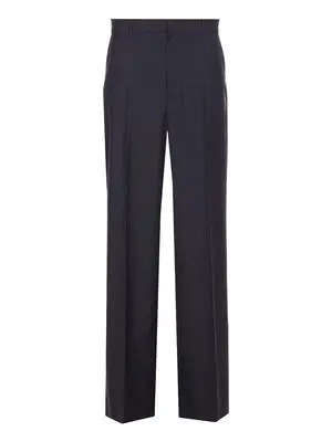 Gucci Gucci Wool Tailored Trousers Gray
