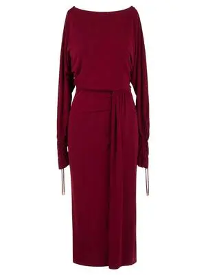 Max Mara Viscose Dress - Red