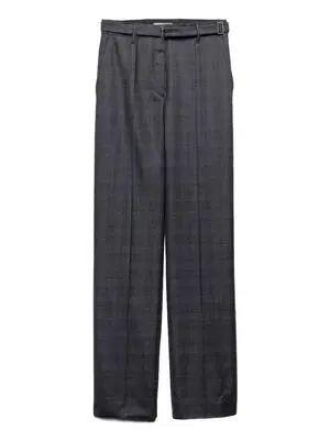 Prada Tailored Belted Trousers - Multicolor