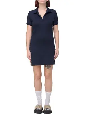 Gucci Cotton Jersey Polo Mini Dress - Blue