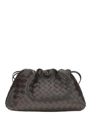 Bottega Veneta Woven Calfskin Leather Bucket Bag - Brown