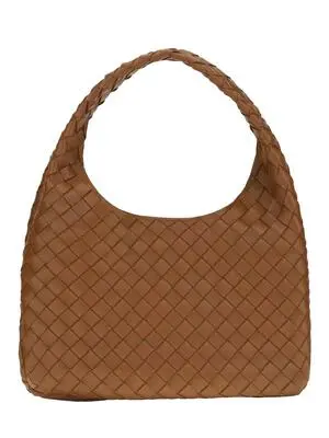 Bottega Veneta Medium Campana Shoulder Bag - Brown