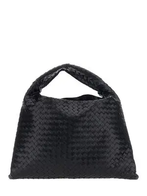 Bottega Veneta Large Intrecciato Shoulder Bag - Black