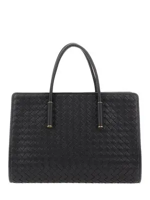 Bottega Veneta Barbara Intrecciato Lambskin Handbag - Multicolor
