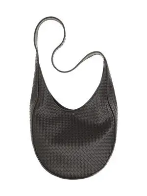 BOTTEGA VENETA BOTTEGA VENETA Ovetto Woven Leather Shoulder Bag