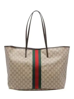 GUCCI Gucci Tribeca Monogram Jacquard Shoulder Bag With Double Handle