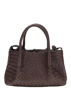 Bottega Veneta BOTTEGA VENETA Pinacoteca Intrecciato Leather Bag Brown