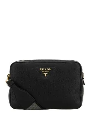 Prada Calfskin Tote Bag - Black