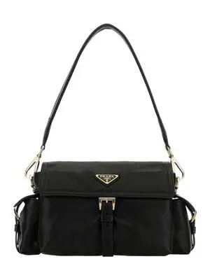 Prada Leather Tote Bag - Black