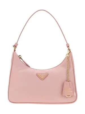 Prada Re-edition" Chain Strap Shoulder Bag - Pink