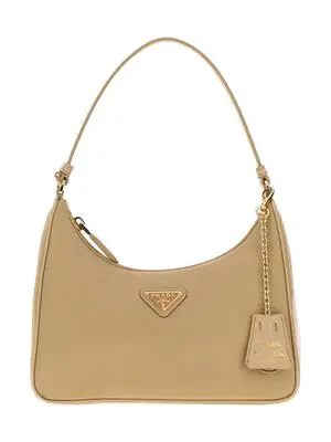 Prada Prada Leather Mini Bag Brown