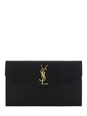 Saint Laurent Monogram Shoulder Bag - Black