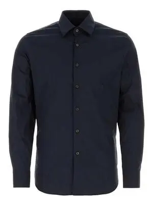 Prada Prada Men Shirt Men Prada Blue