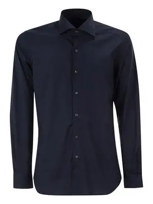 FAY Regular Fit Shirt In Stretch Poplin - Multicolor