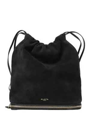 ALAIA Alaia Le Pochon Bag In Suede - Black