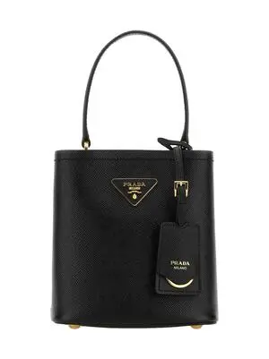 Prada Mini Bucket Bag - Black