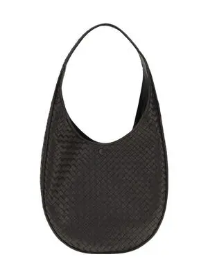 Bottega Veneta Ovetto Intrecciato Lambskin Shoulder Bag - Multicolor