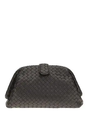 Bottega Veneta Lauren 1980 Intrecciato Lambskin Clutch With Strap - Multicolor