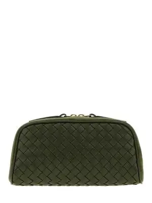 Bottega Veneta Nodo Handheld Mini Bag In Intrecciato Nappa Leather - Green