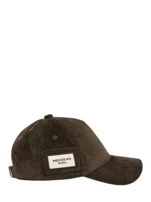 Max Mara Corduroy Baseball Cap - Brown