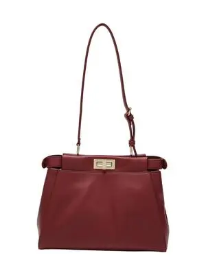 Fendi Peekaboo Soft Large Bag - Red