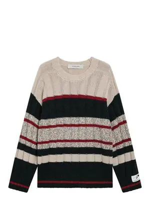 GOLDEN GOOSE Striped Alpaca Blend Jumper - Multicolor