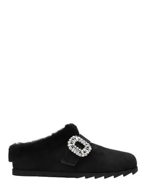 ROGER VIVIER Belle Vivier Mules - Black