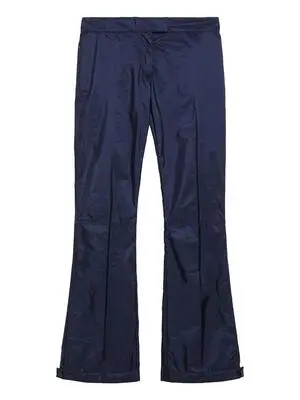 Miu Miu Flared Technical Fabric Trousers - Blue