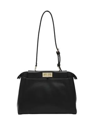 Fendi Peekaboo Soft Large Bag - Black