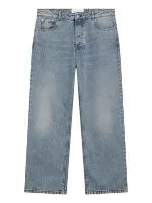 AMI Paris Wide-leg Denim Jeans - Blue