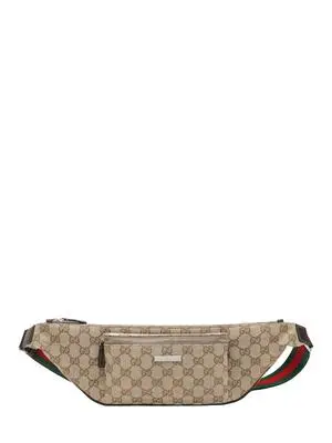 Gucci Gucci Flatpack Large Belt Bag In GG Fabric Cream