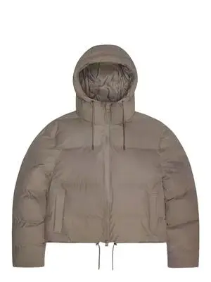 Rains Hooded Padded Jacket - Neutrals