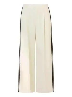 Adidas X Wales Bonner Side-stripe Wide-leg Trousers - Neutrals
