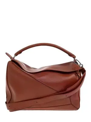 Loewe LOEWE Large Puzzle Shoulder Bag Red
