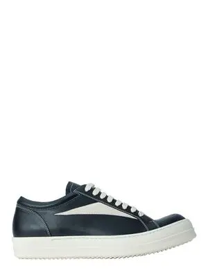 Rick Owens Low-top Leather Sneakers - Black