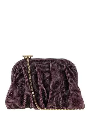 Benedetta Bruzziches La Petite Venus Clutch - Purple