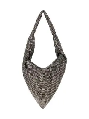 Benedetta Bruzziches BENEDETTA BRUZZICHES Metal Knit Shoulder Bag Gray