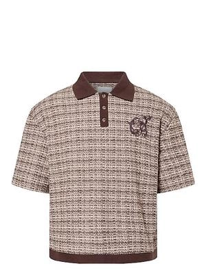 ONLY THE BLIND Como Logo-embroidered Knitted Polo Shirt L