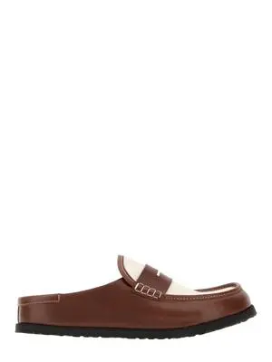BIRKENSTOCK BIRKENSTOCK 1774 Naples Slip-On Canvas And Nappa Leather Multicoloured
