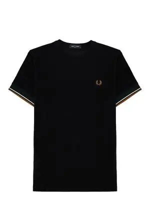 Fred Perry Classic Cotton T-shirt For - Black