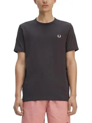 Fred Perry Fred Perry Men's Ringer T-Shirt Grey