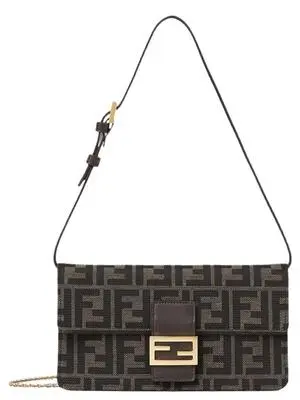 Fendi Tube Ff-jacquard Mini Wallet - Tabmoroebn