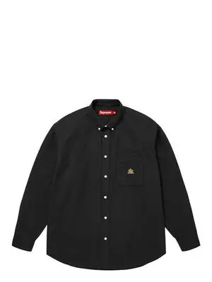 Supreme Loose Fit Oxford Shirt - Black