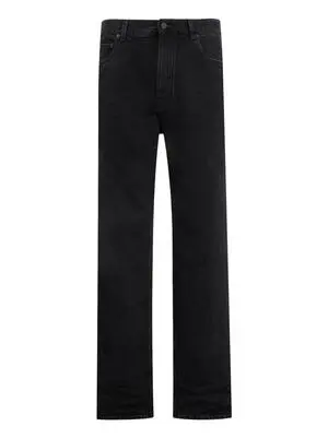 Saint Laurent Relaxed Tapered Jeans - Black